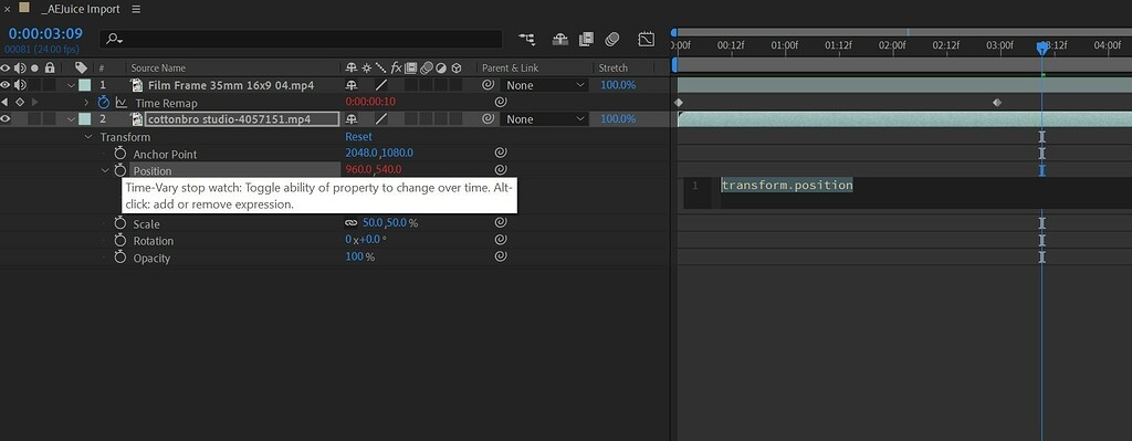How to create Film Jitter effect in After Effects? - After Effects ...